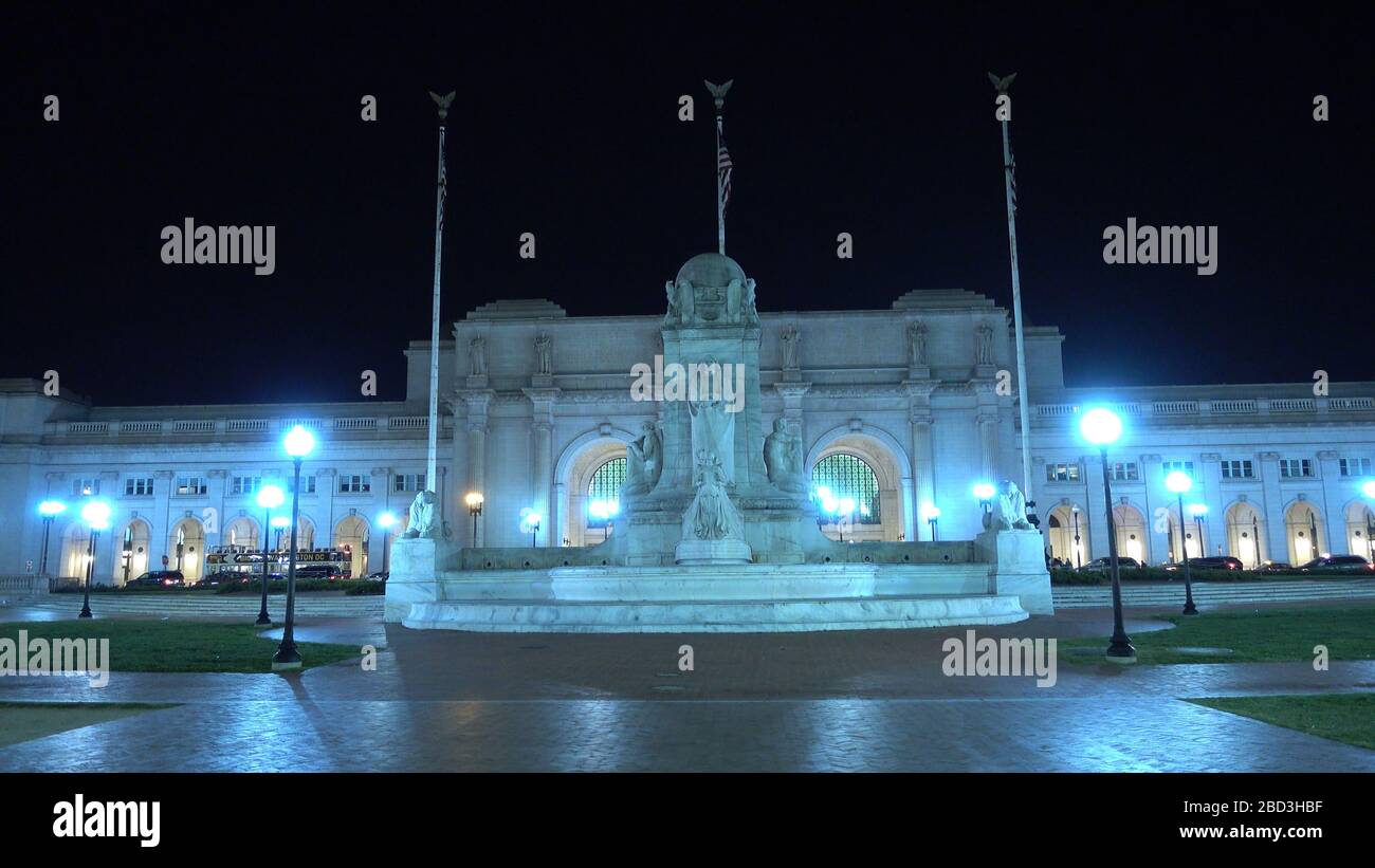 Washington dc over view night hi-res stock photography and images - Alamy