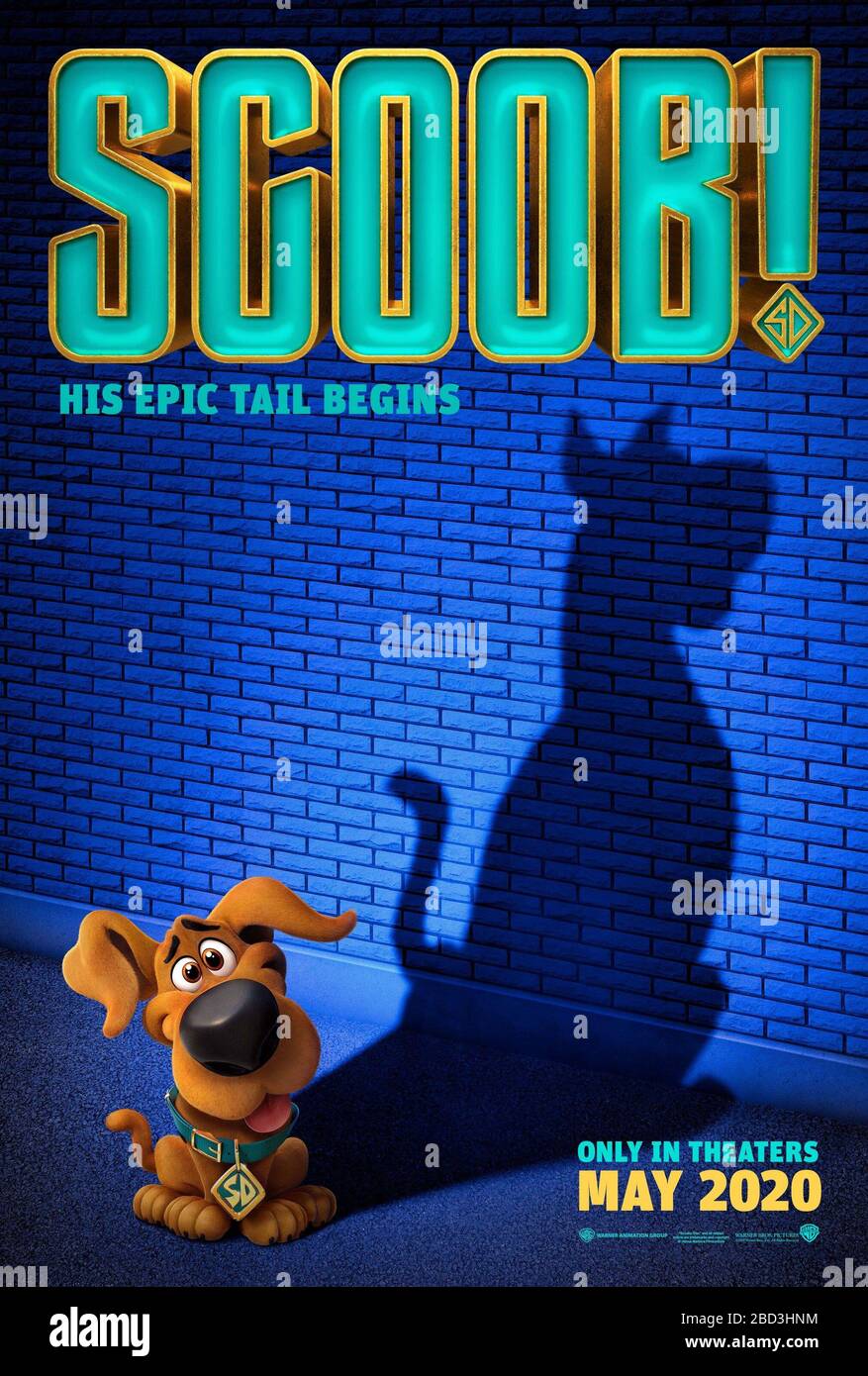 SCOOB!, US advance poster, Scooby-Doo (voice: Frank Welker), 2020 ...