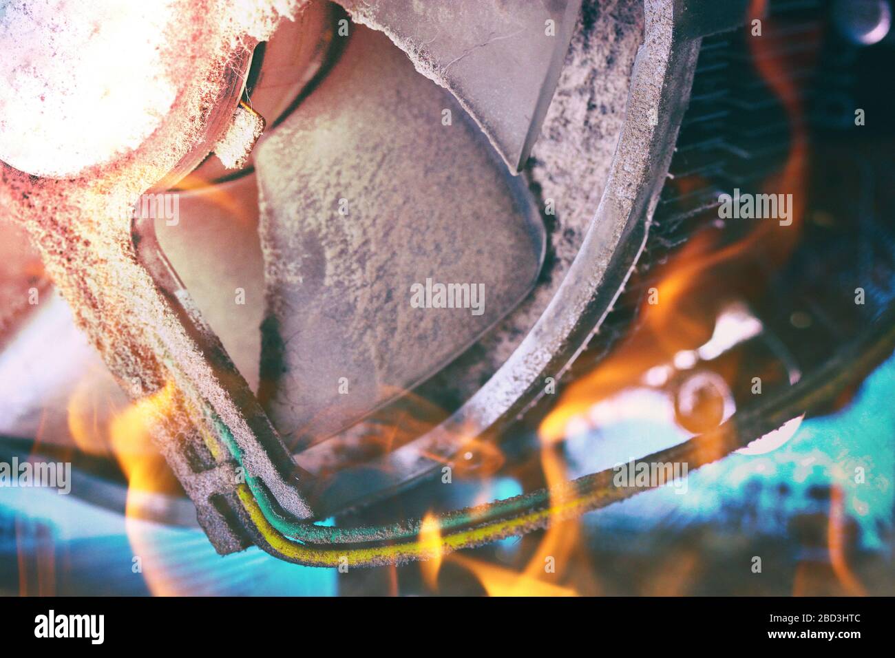 Old computer system unit with dust inside Stock Photo - Alamy