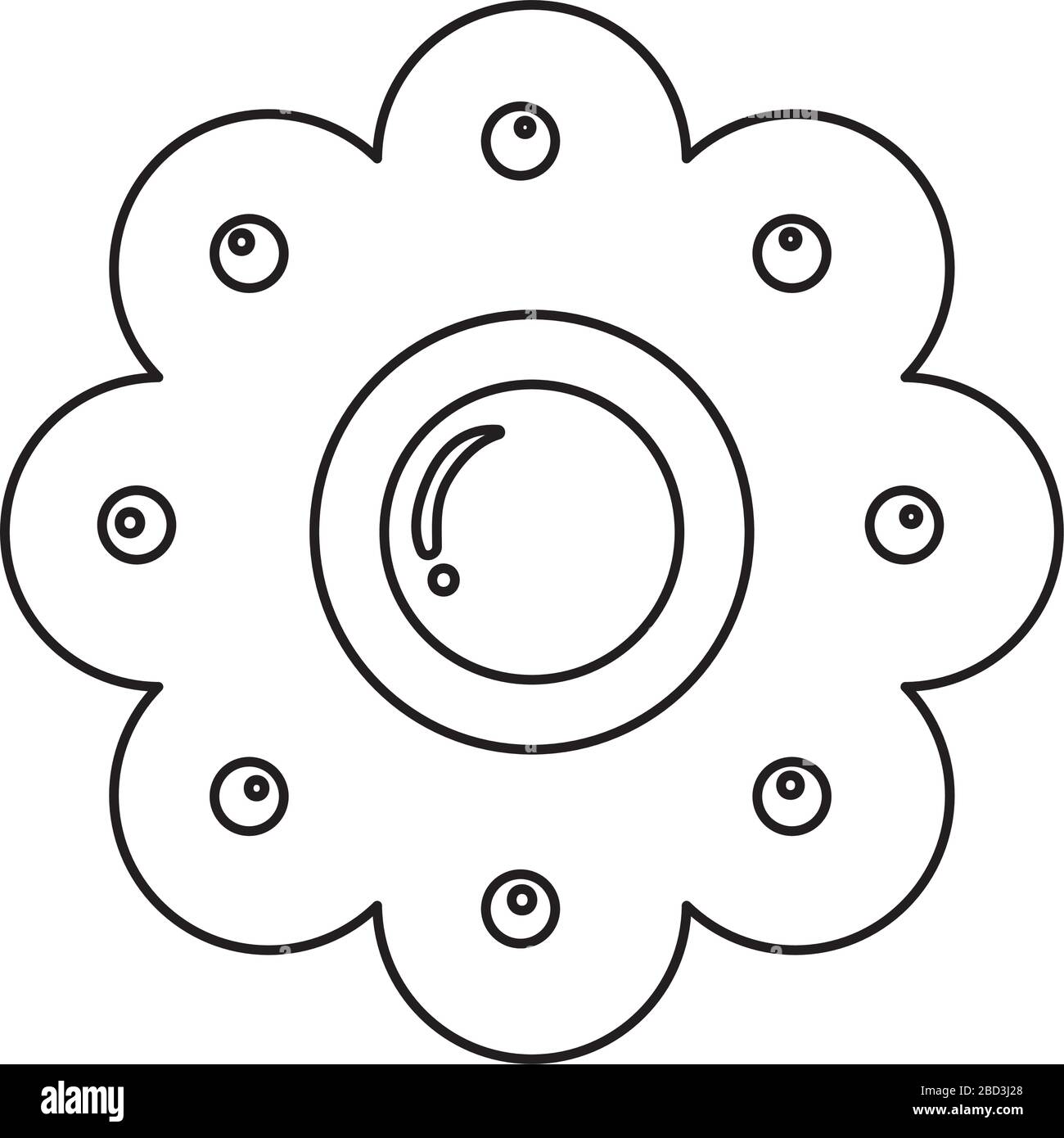 Isolated flower icon vector design Stock Vector Image & Art - Alamy