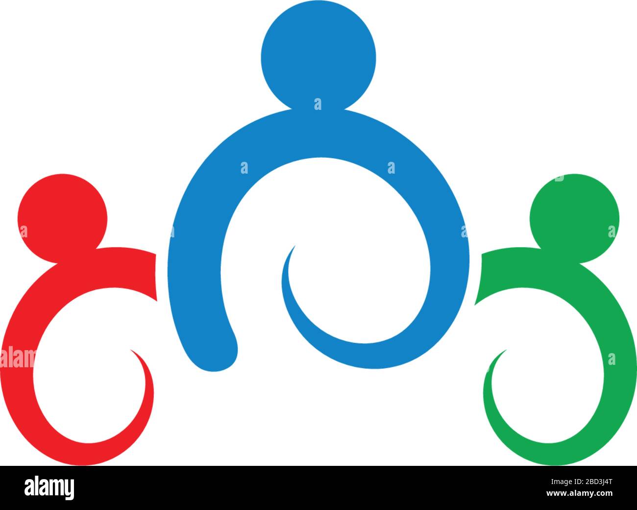 Community, network and social logo design template vector Stock Vector ...