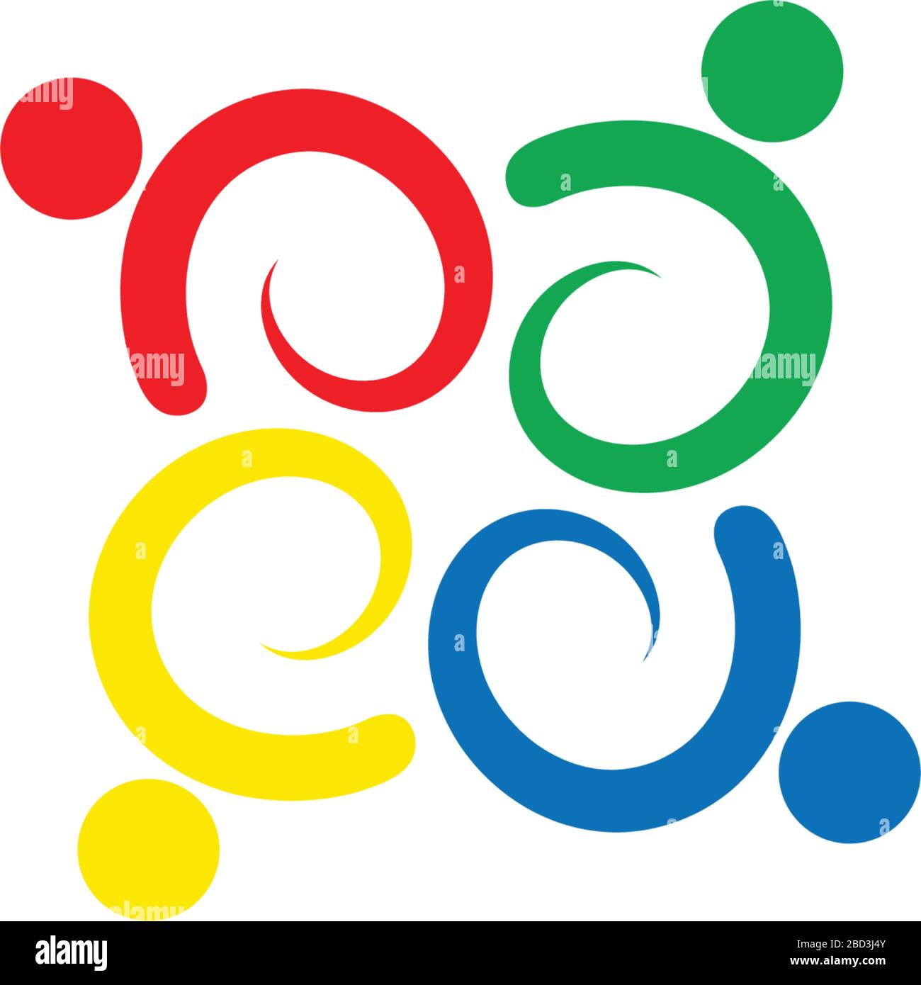 Community, network and social logo design template vector Stock Vector ...