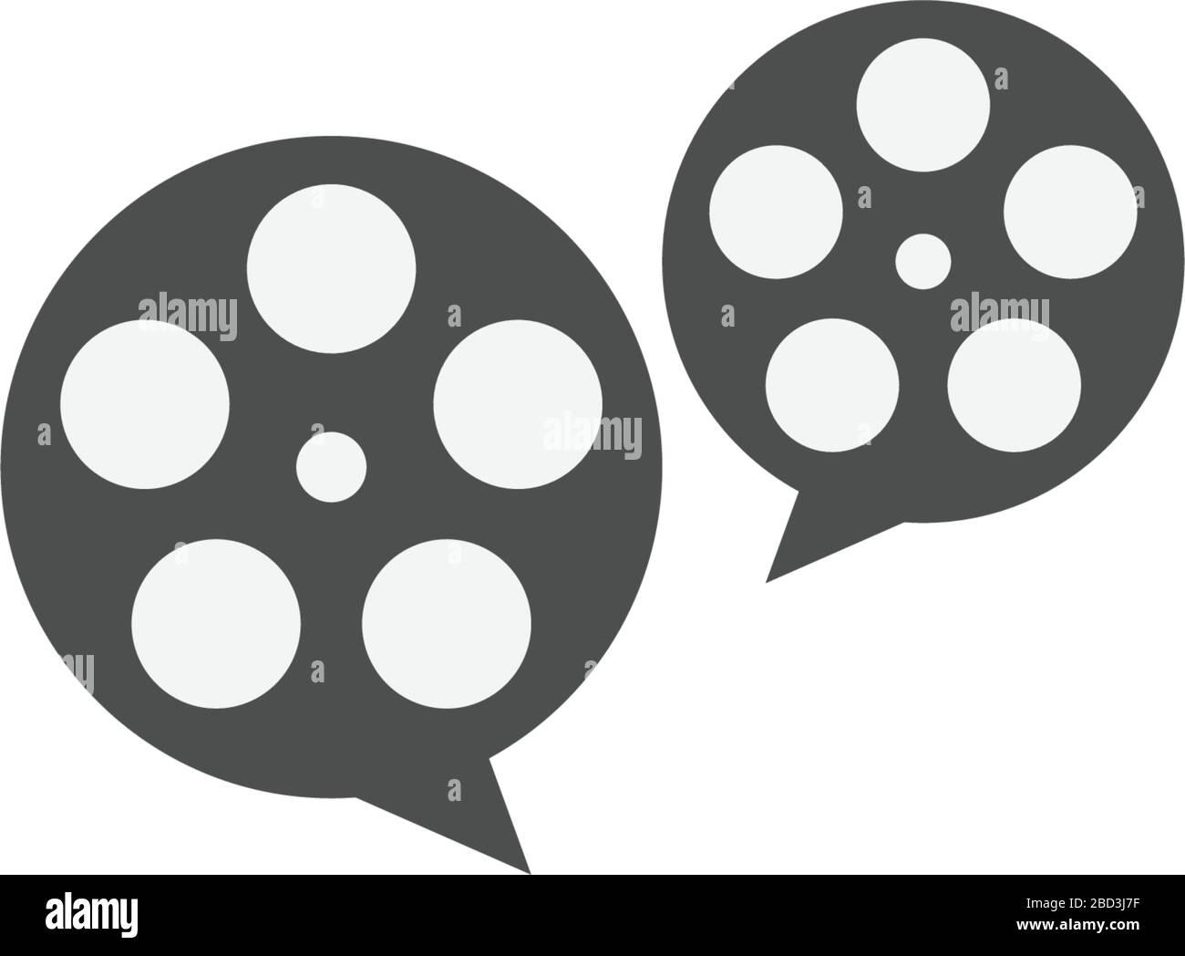 Reel talk Stock Vector Images - Alamy