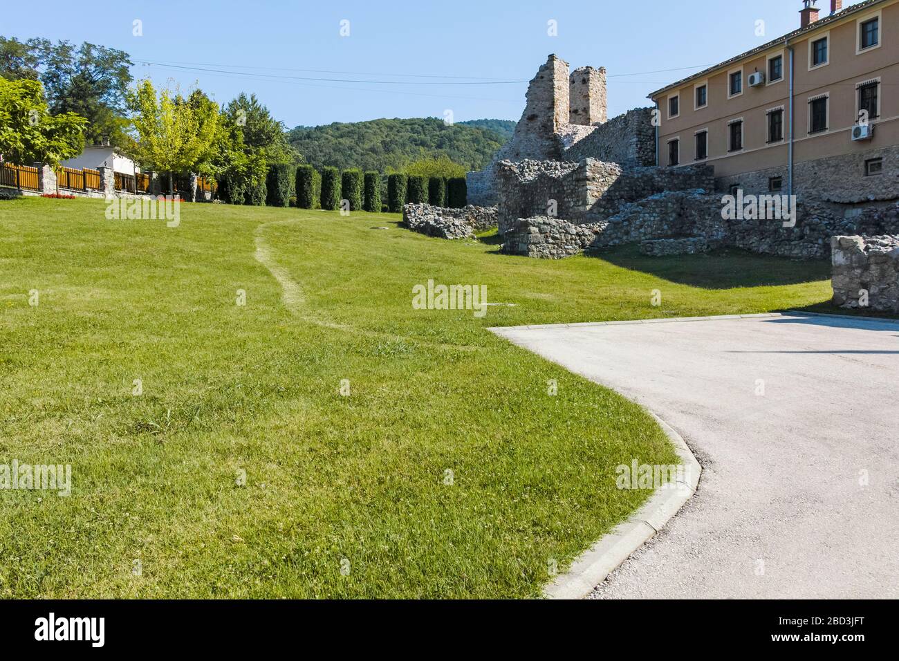 RAVANICA MONASTERY, SERBIA - AUGUST 11, 2019: Medieval Ravanica ...
