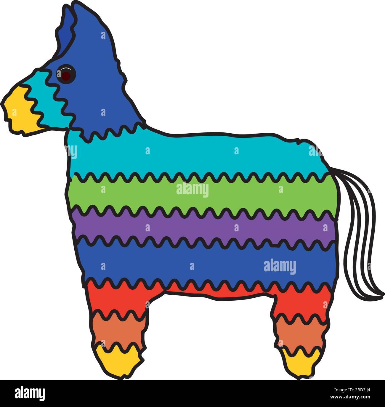 Isolated mexican pinata vector design Stock Vector Image & Art - Alamy