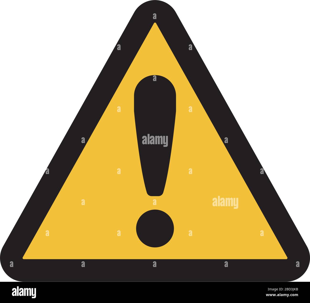public safety sign (pictogram) / General caution Stock Vector Image ...