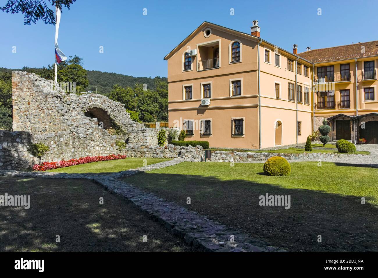 RAVANICA MONASTERY, SERBIA - AUGUST 11, 2019: Medieval Ravanica ...