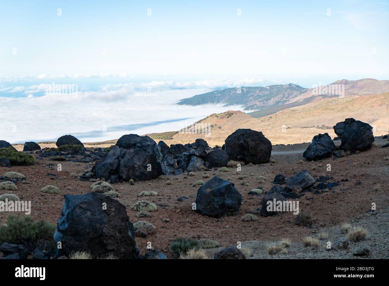 The magnificent landscape of Teide Volcano crater Stock Photo - Alamy