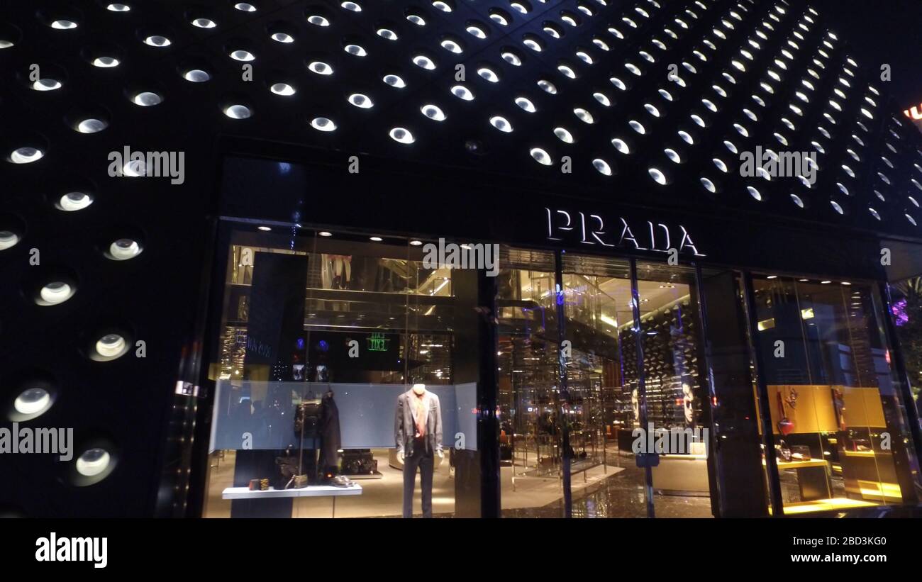 Prada - Exclusive shops at Crystals - a modern mall at Las Vegas City ...
