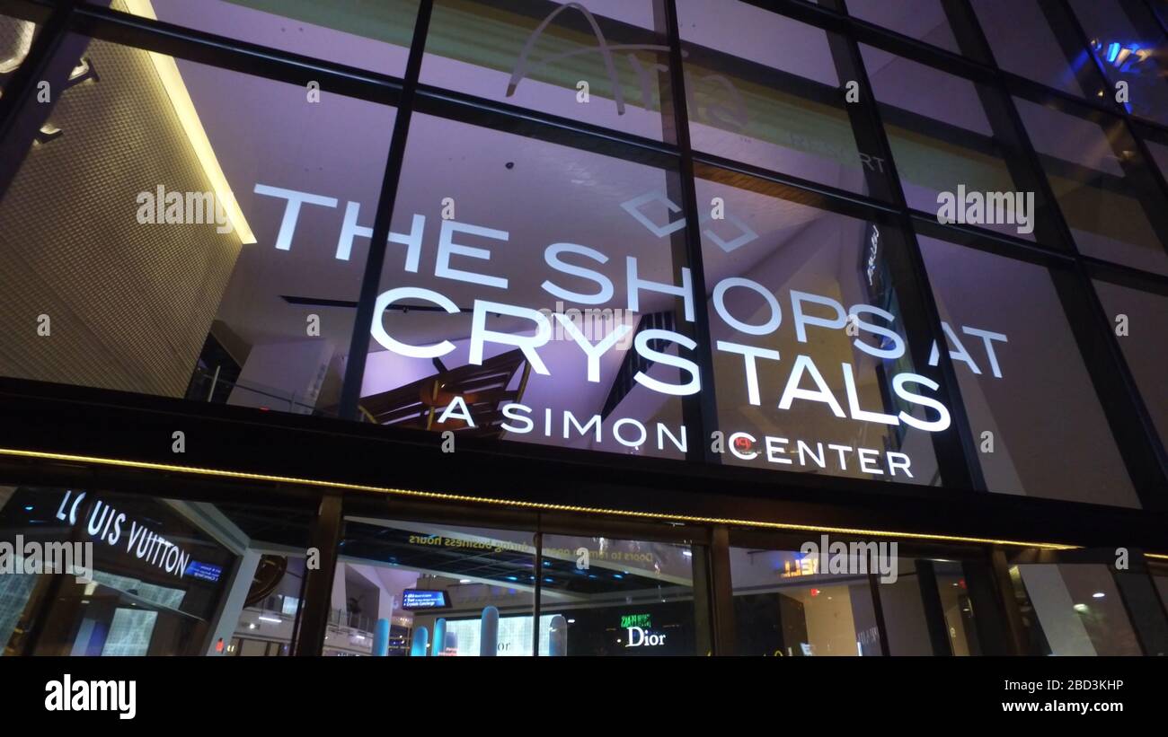 Exclusive shops at Crystals - a modern mall at Las Vegas City Center ...