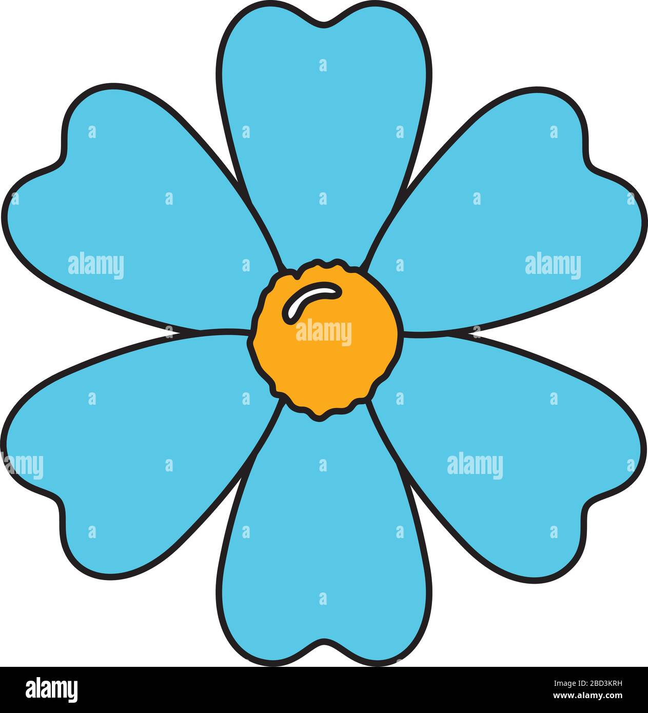 Isolated flower icon vector design Stock Vector Image & Art - Alamy