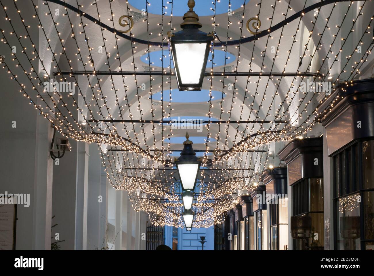 Christmas Decorations Retail Shopping Shops Arcade Royal Opera Arcade ...