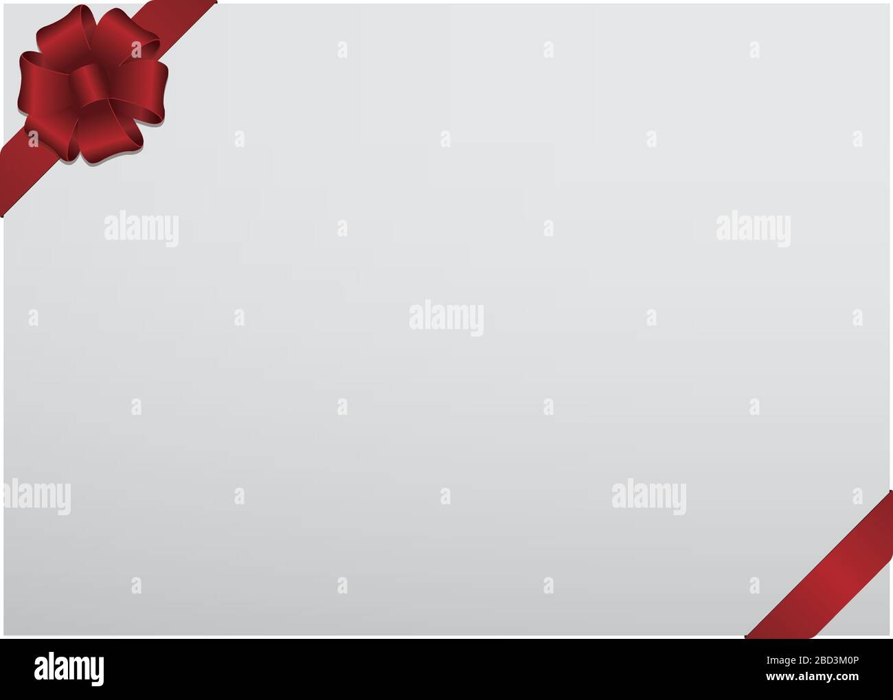 Gift card frame illustration ( corner ribbon Stock Vector Image & Art ...