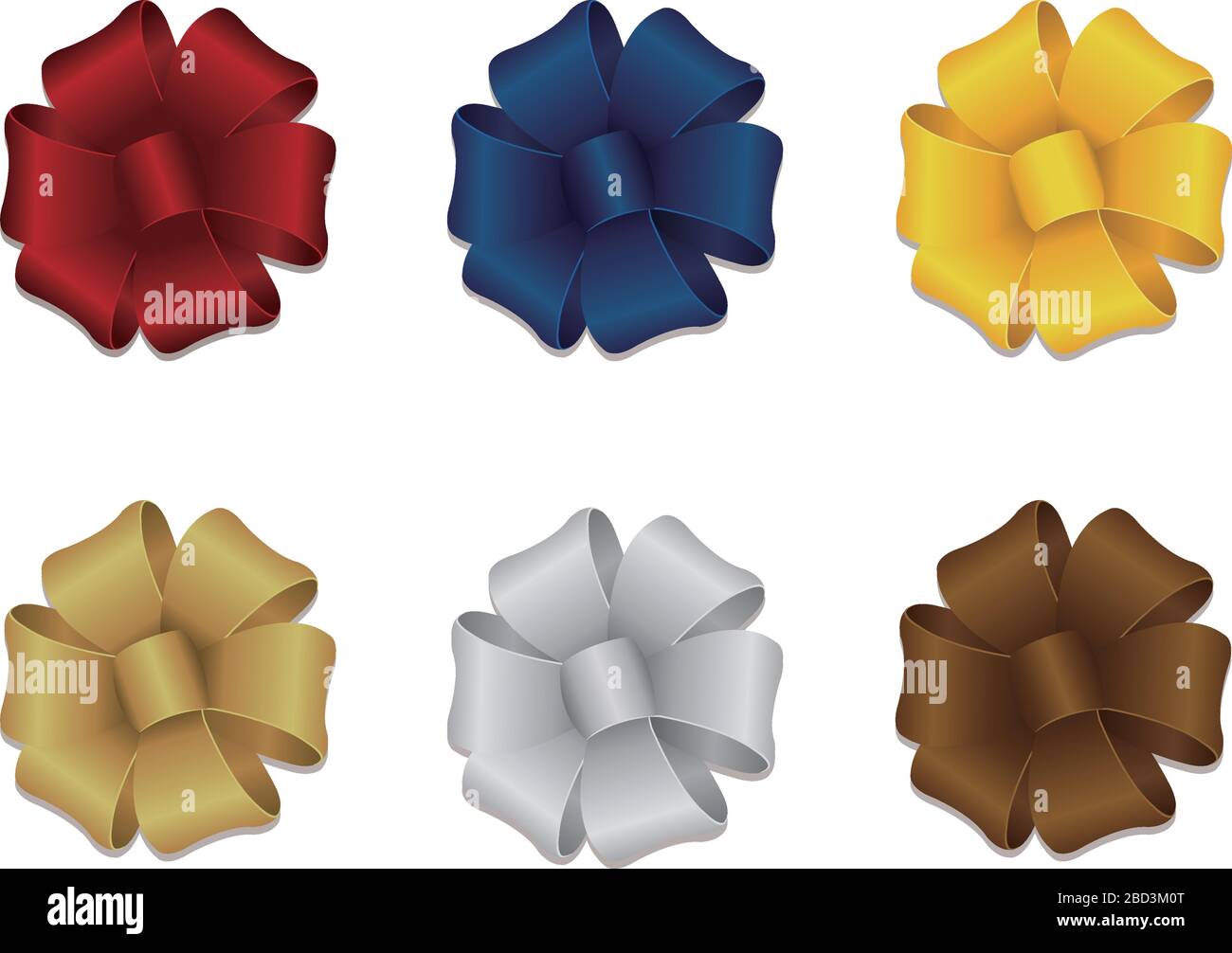 Flower loop hair bow illustration Stock Vector Image & Art - Alamy