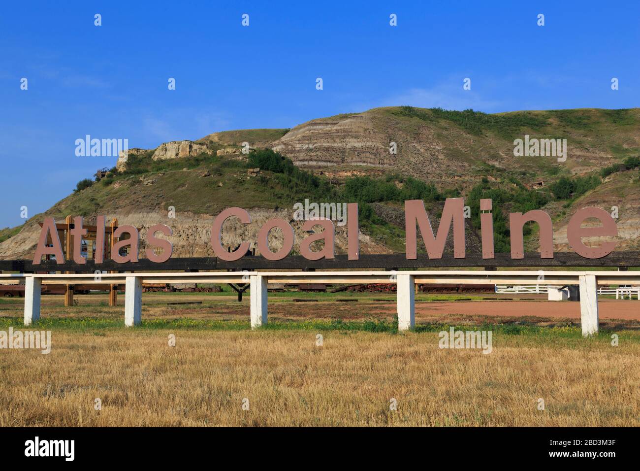 Atlas Coal Mine, Drumheller, Alberta, Canada Stock Photo - Alamy
