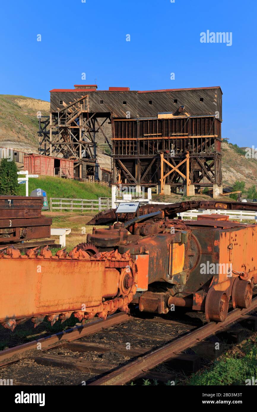 Atlas Coal Mine, Drumheller, Alberta, Canada Stock Photo - Alamy
