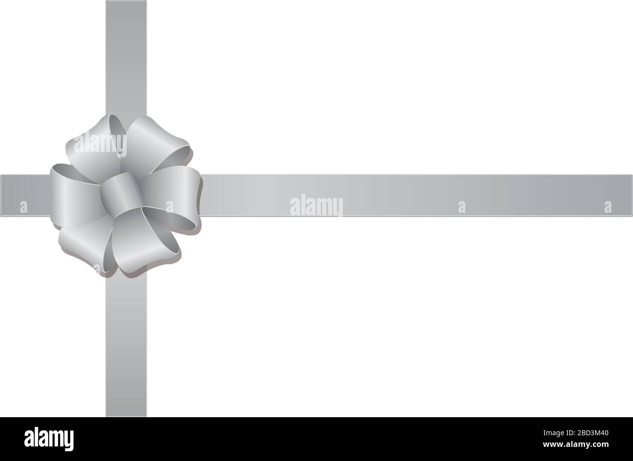 Crossed ribbon vector vectors hi-res stock photography and images - Alamy