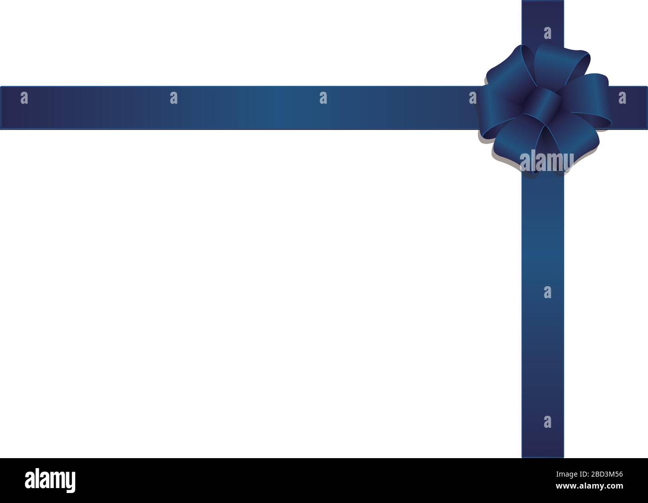 Crossed ribbon vector vectors hi-res stock photography and images - Alamy