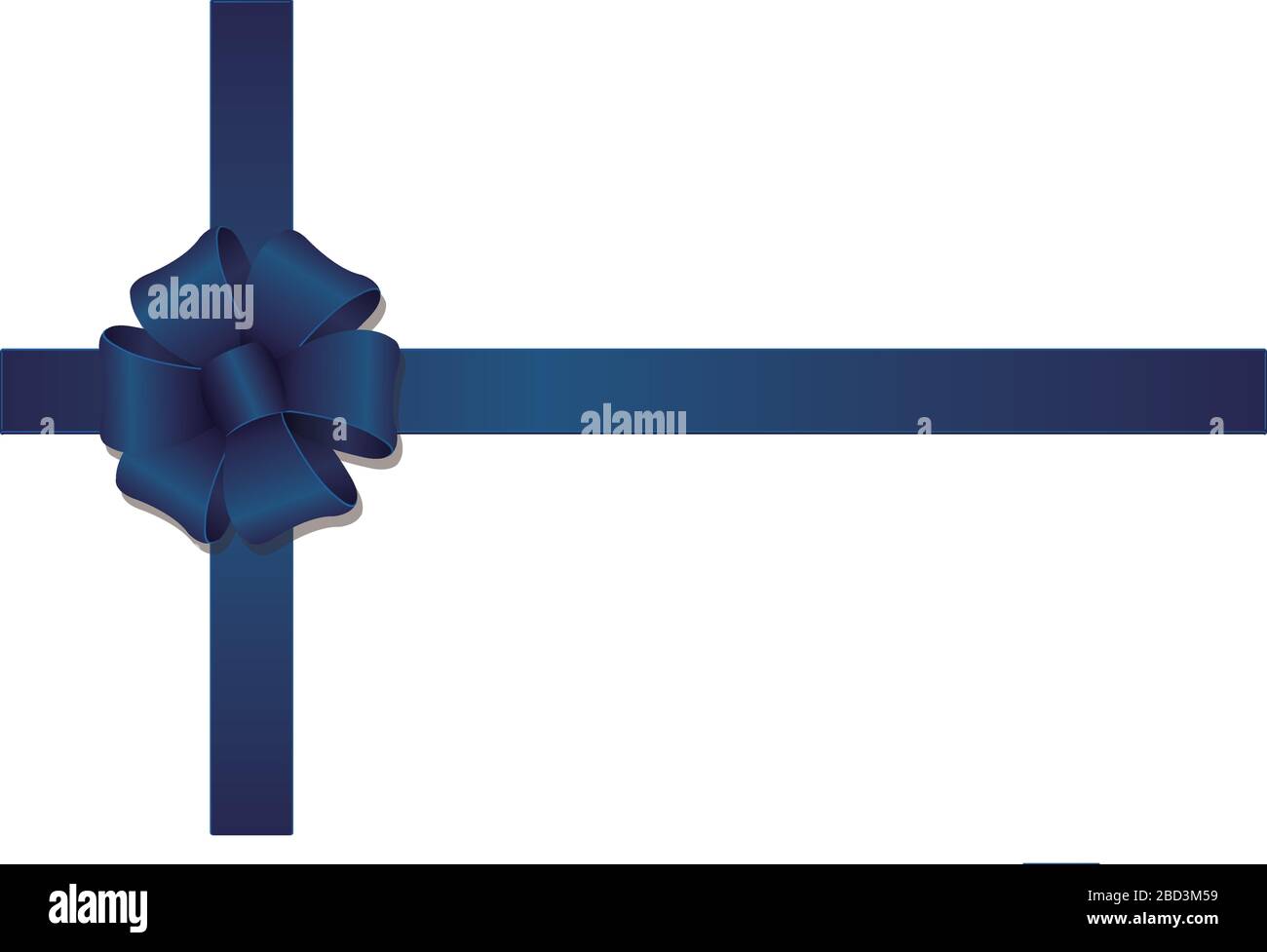 Crossed ribbon vector vectors hi-res stock photography and images - Alamy