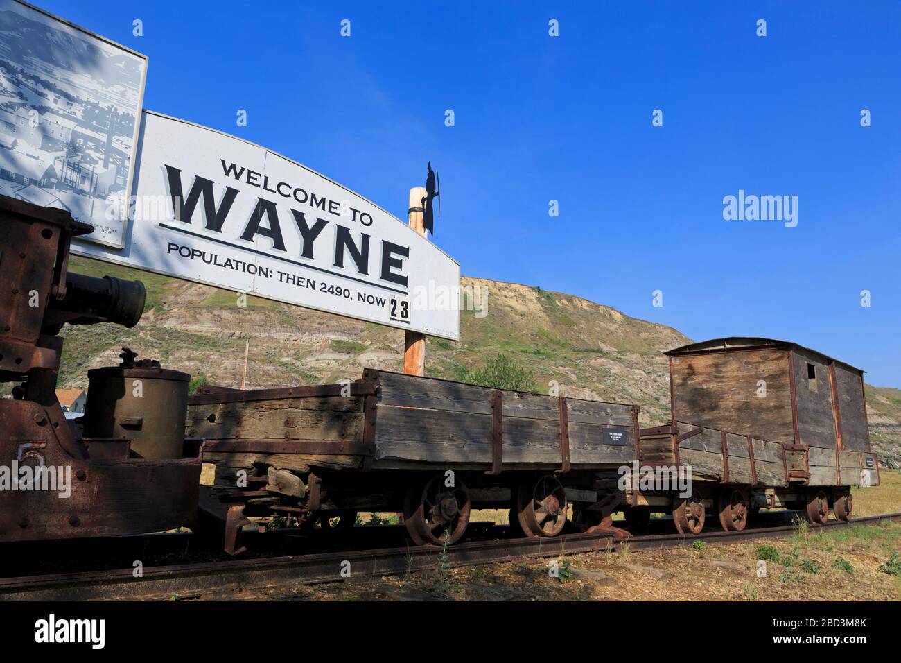Drumheller sign hi-res stock photography and images - Alamy