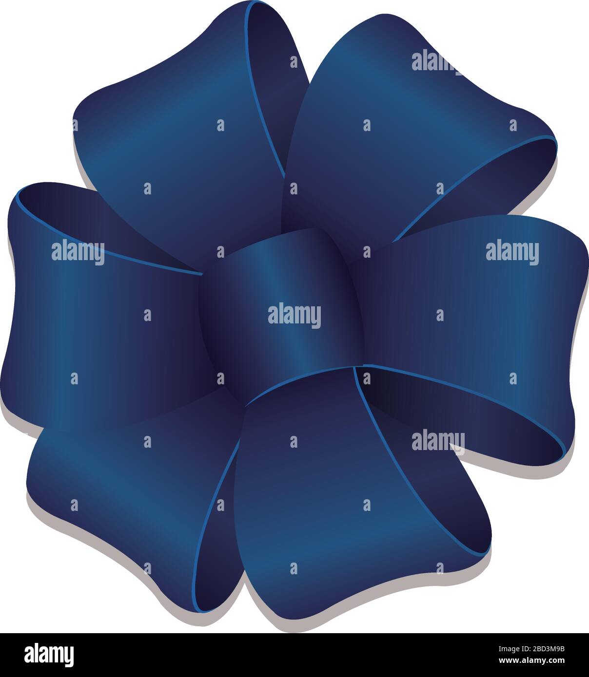 Flower loop hair bow illustration Stock Vector Image & Art - Alamy