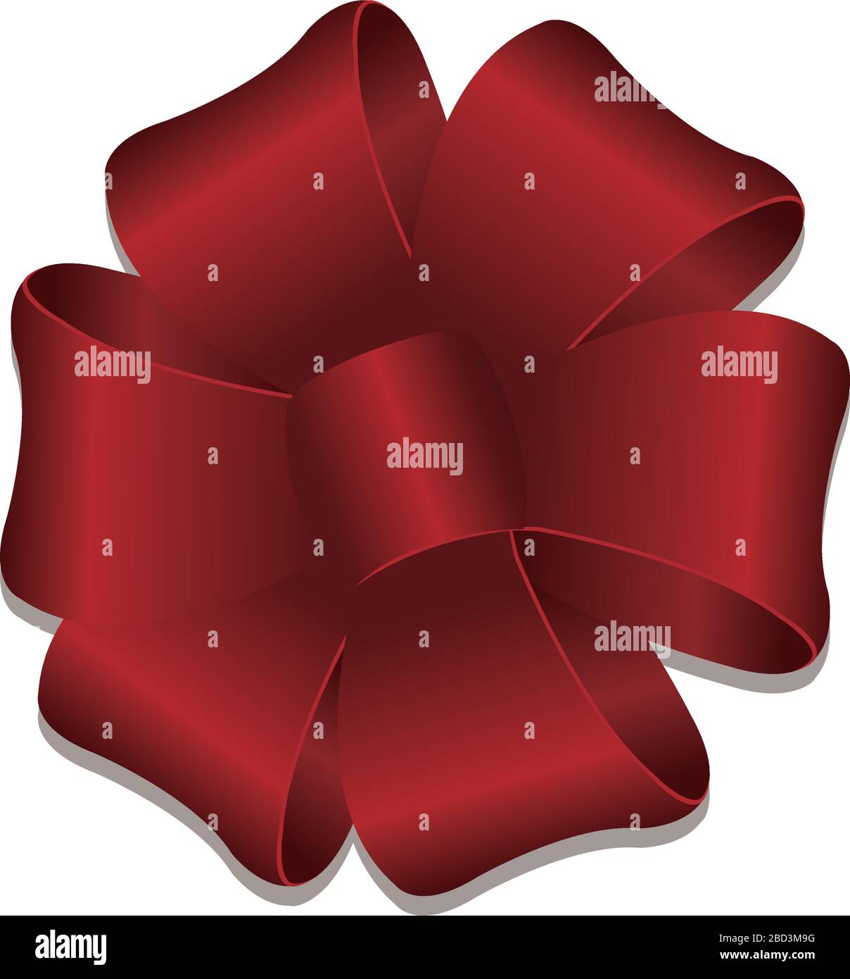 Flower loop hair bow illustration Stock Vector Image & Art - Alamy