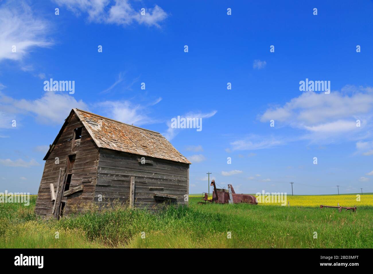 Farm in Bleriot, Drumheller, Alberta, Canada Stock Photo - Alamy
