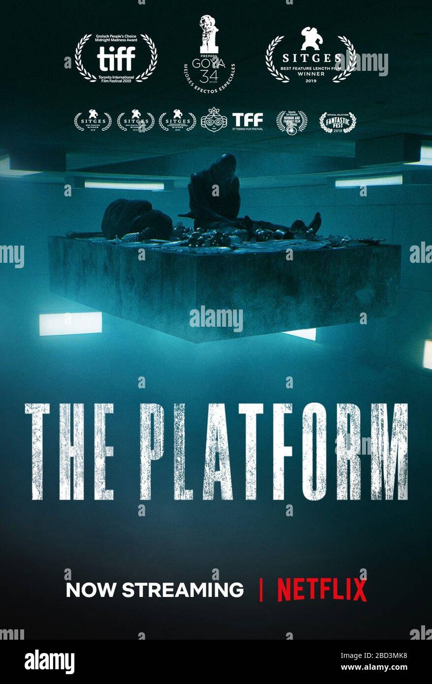 THE PLATFORM, (aka EL HOYO), US poster, 2019. © Netflix / Courtesy ...