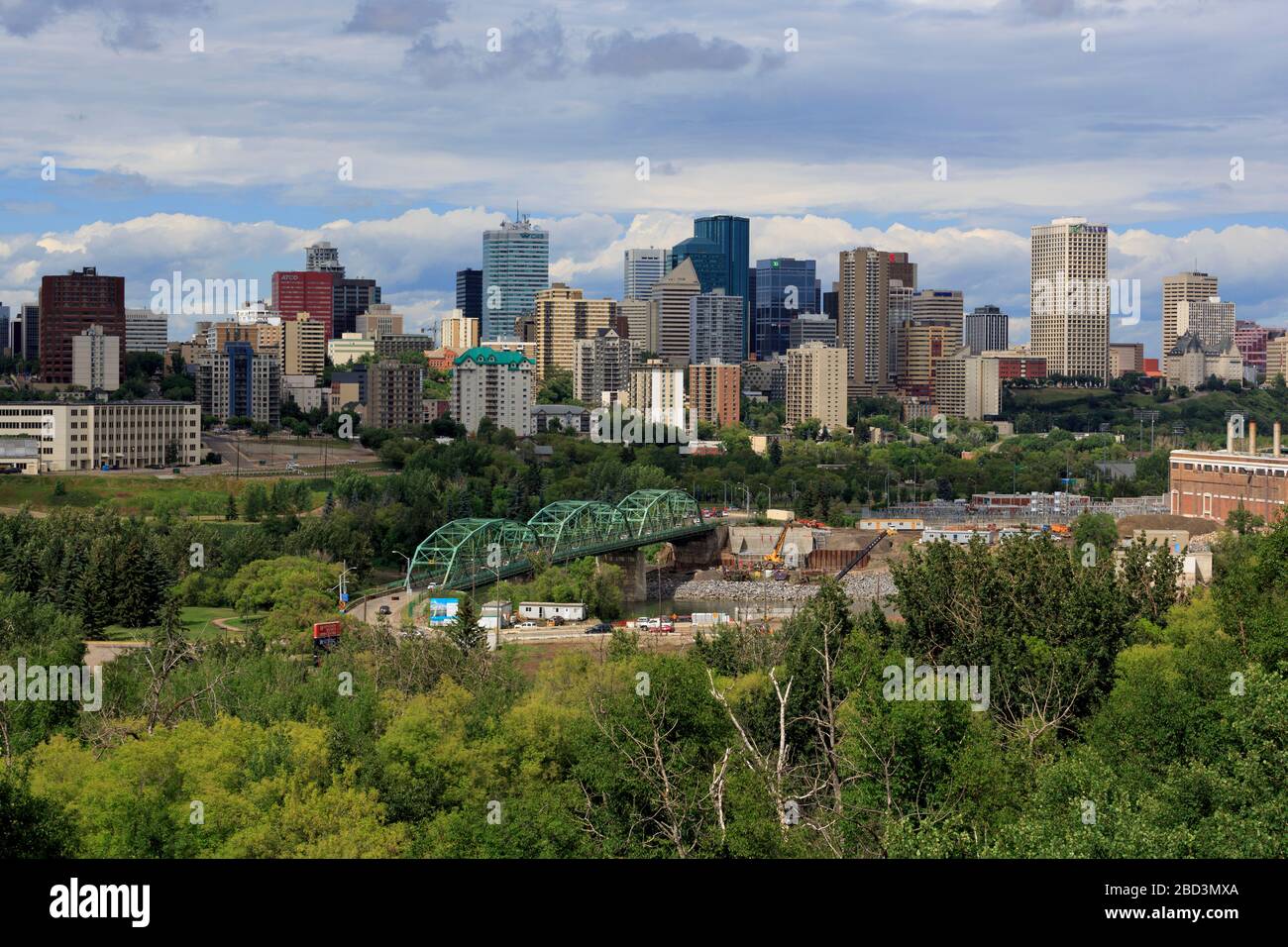 Edmonton skyline, Alberta, Canada Stock Photo - Alamy