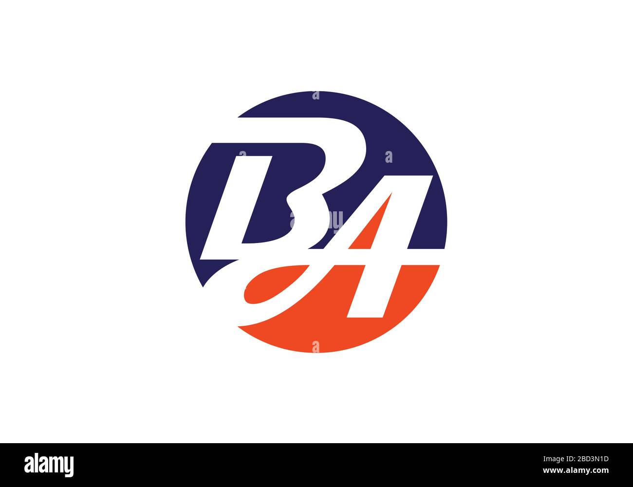B A Initial Letter Logo design vector template, Graphic Alphabet Symbol ...