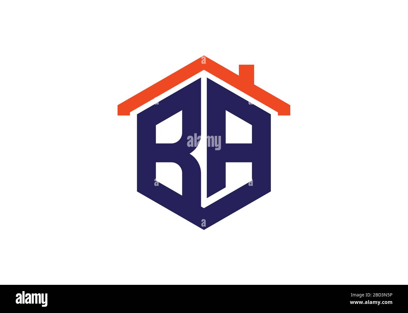 B A Initial Letter Logo design vector template, Graphic Alphabet Symbol ...