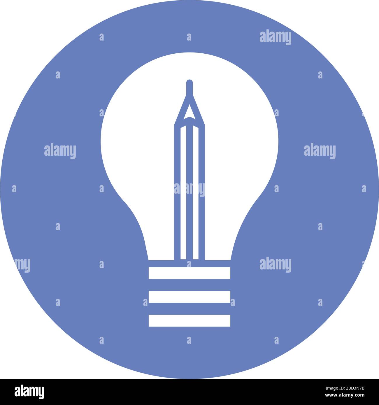 bulb light block style icon Stock Vector Image & Art - Alamy