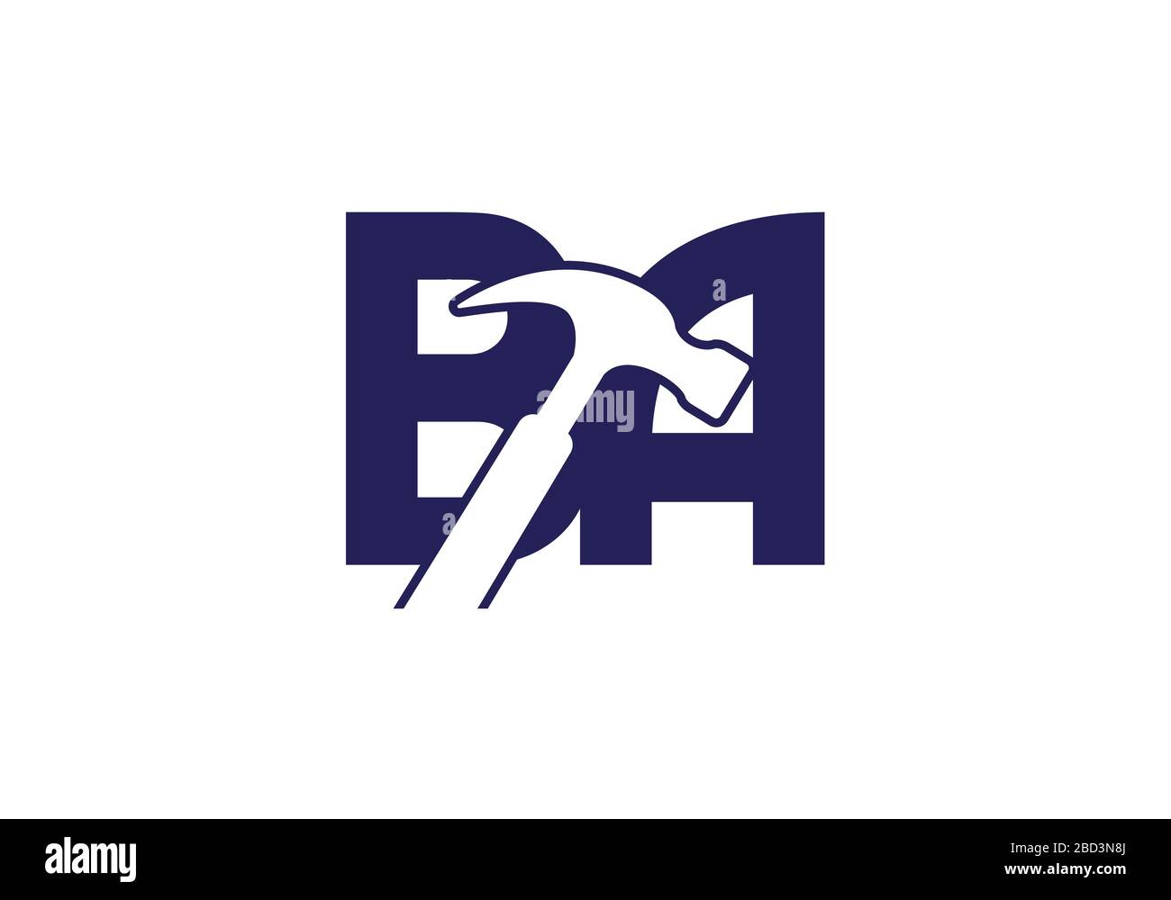 B A Initial Letter Logo design vector template, Graphic Alphabet Symbol ...