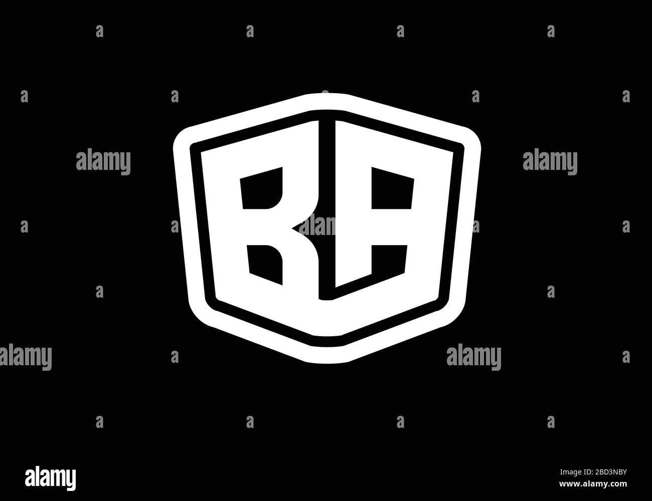 B A Initial Letter Logo design vector template, Graphic Alphabet Symbol ...