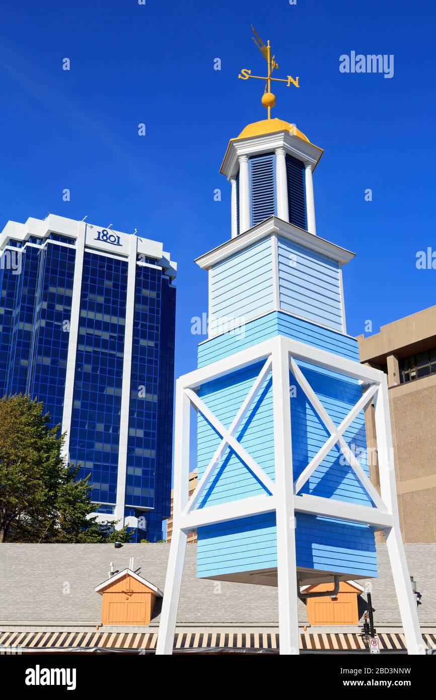 Naval Dockyard Clock Tower, Chebucto Landing, Harbourwalk, Halifax ...