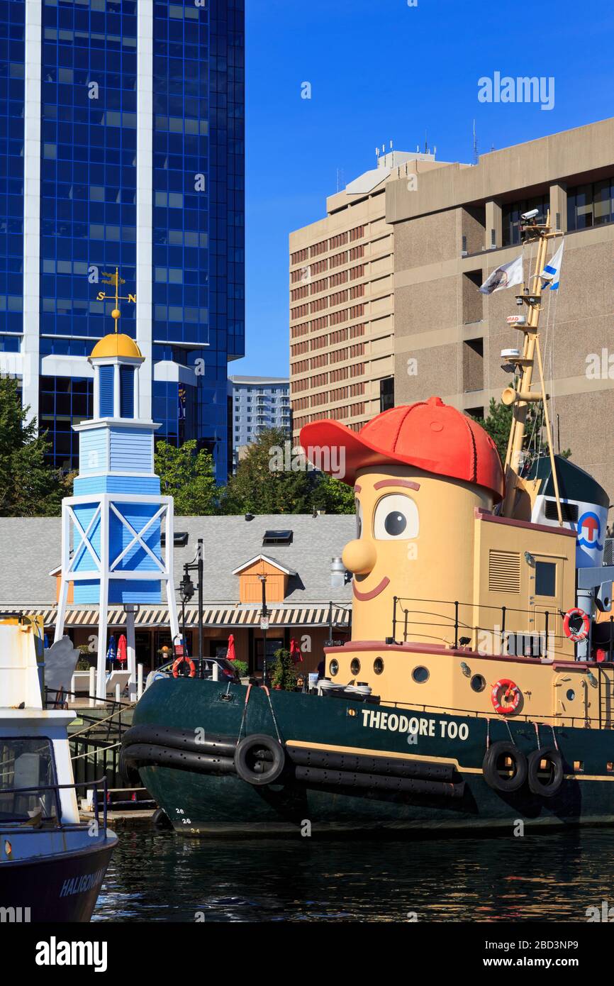 Theodore Tugboat, Chebucto Landing, Halifax, Nova Scotia, Canada Stock ...