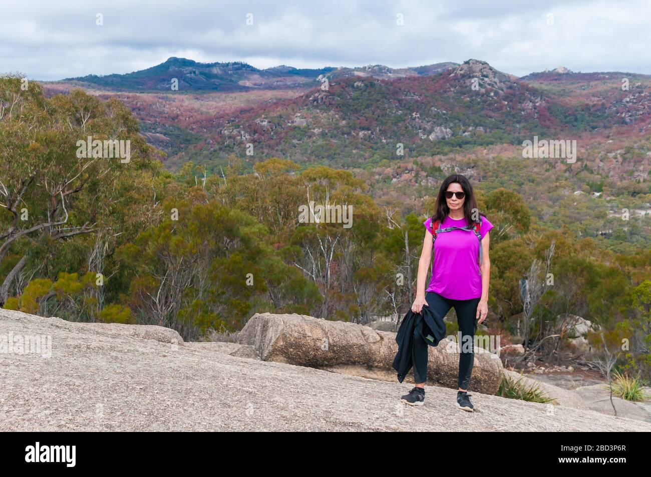 Female bushwalker hi-res stock photography and images - Alamy