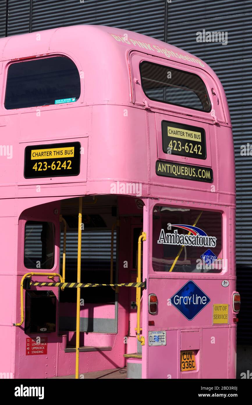 Pink bus hi-res stock photography and images - Alamy