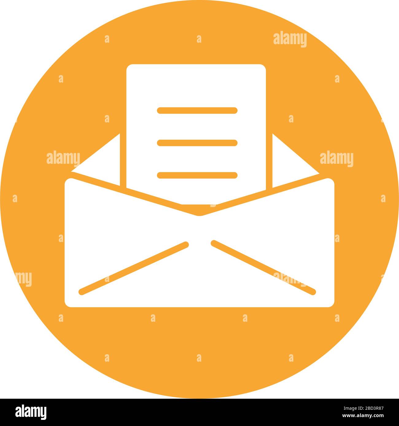 envelope mail block style icon Stock Vector Image & Art - Alamy