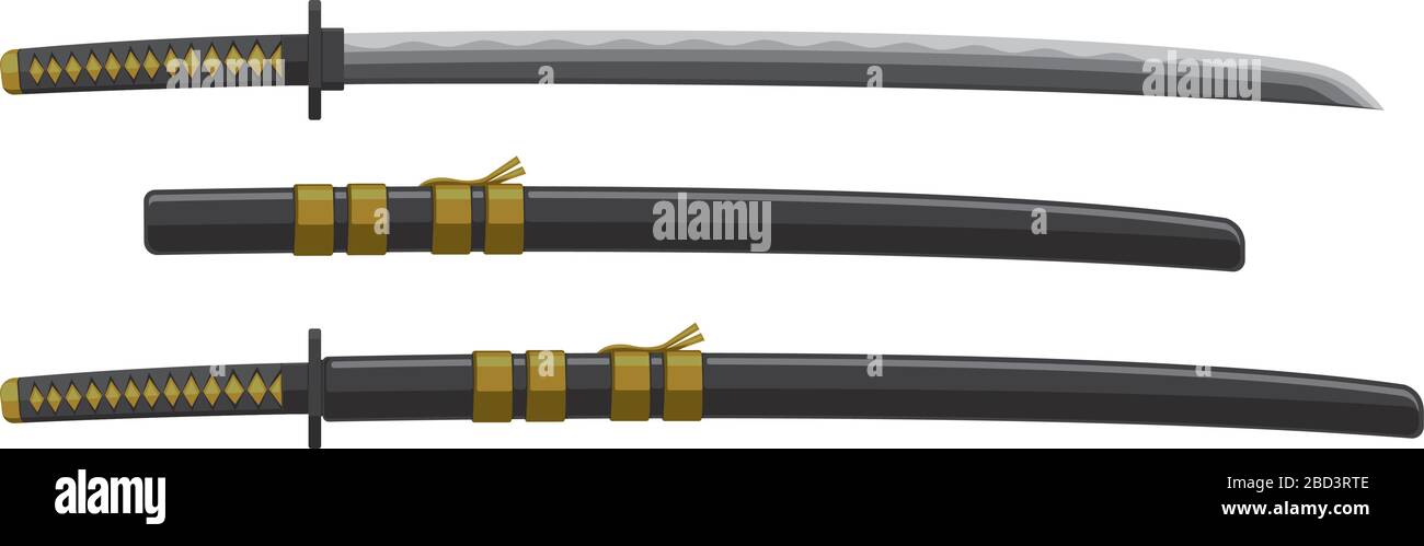 Japan katana art Stock Vector Images - Alamy