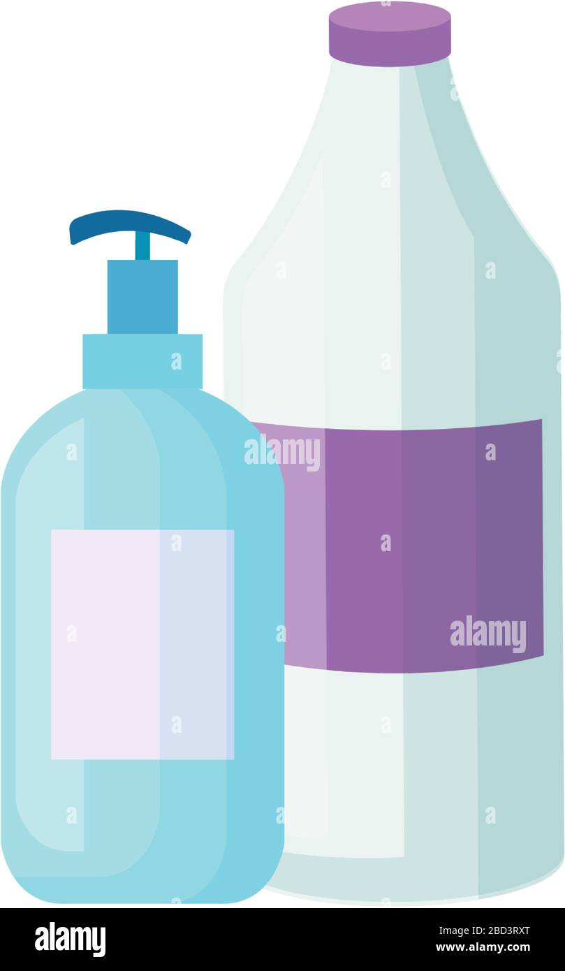 Hygiene products clear plastic Stock Vector Images - Alamy