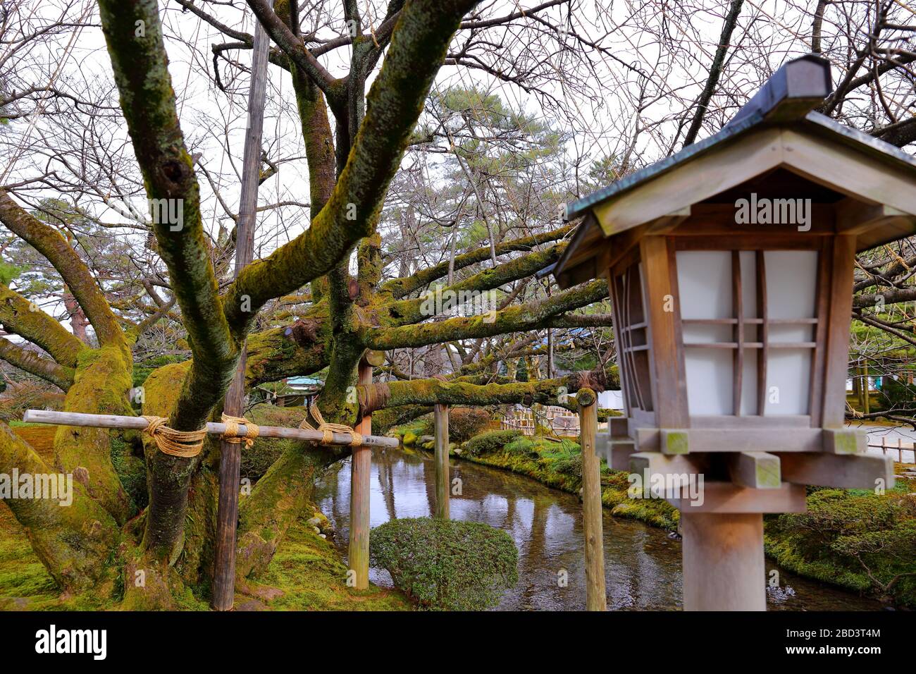 Kenroku-en located in Kanazawa, Ishikawa, Japan, one of the Three Great ...
