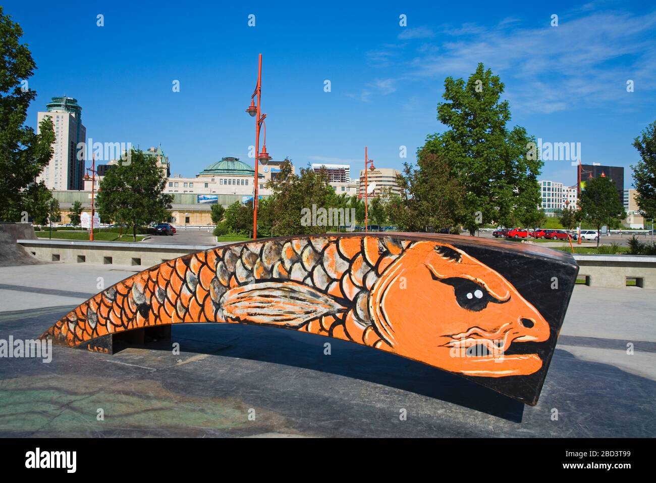 The Forks National Historic District, Winnipeg, Manitoba, Canada Stock ...