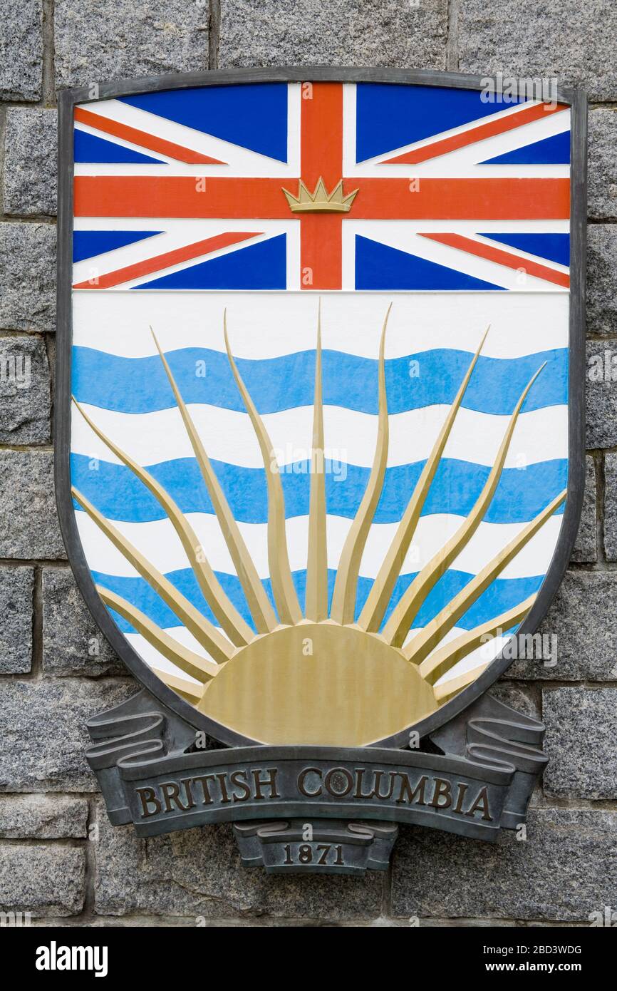 British columbia provincial crest hi-res stock photography and images ...