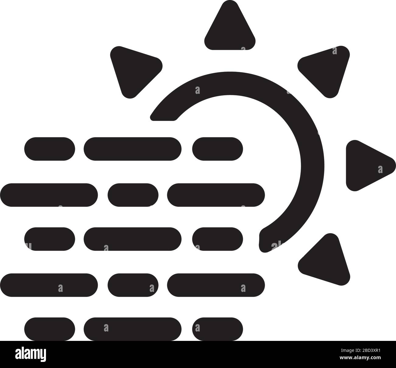 Fog with sun Stock Vector Images - Alamy
