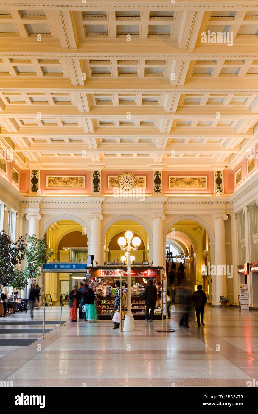 Waterfront Station, Vancouver, British Columbia, Canada, North America ...