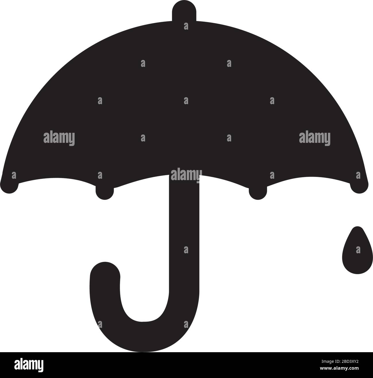 Weather icon vector illustration ( rain , rainy day Stock Vector Image ...