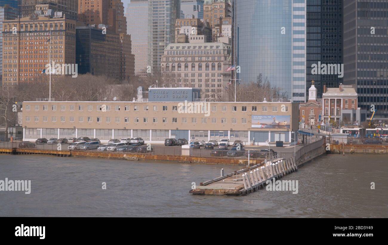 United States Coast Guard in Manhattan - NEW YORK CITY, USA - APRIL 2 ...