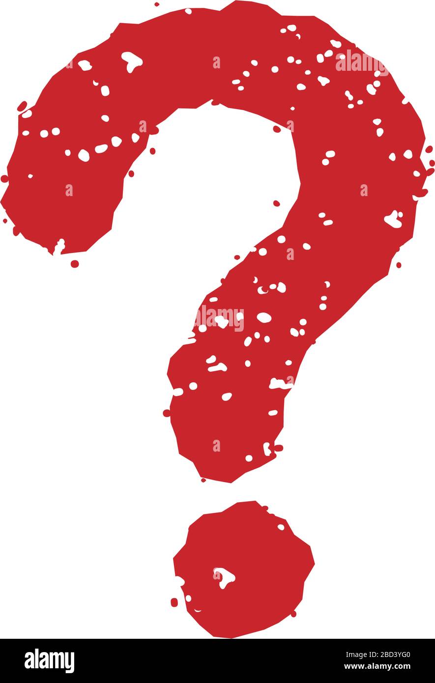 rubber stamp icon ( question mark Stock Vector Image & Art - Alamy