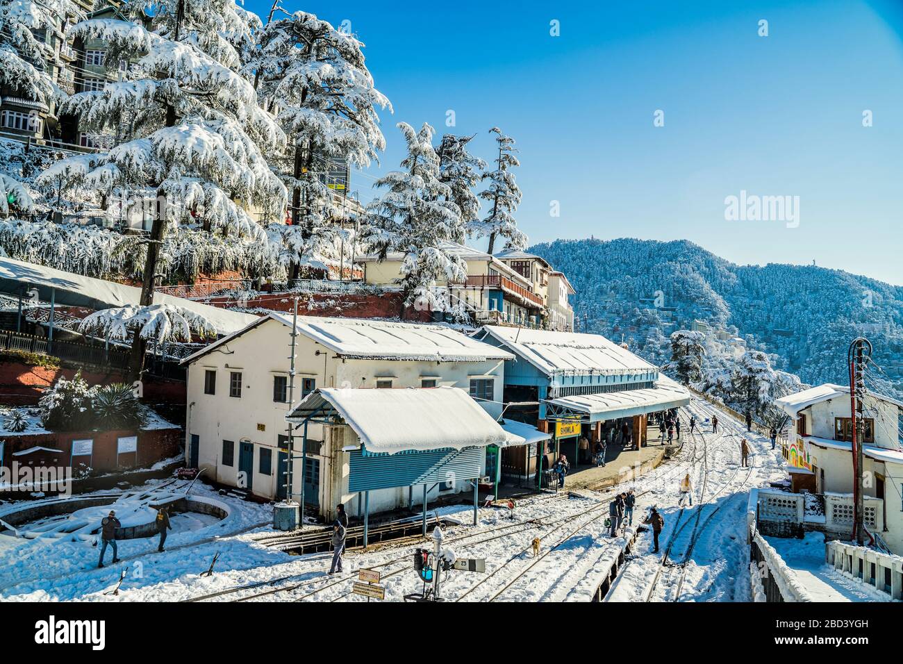 Indian hill railway hi-res stock photography and images - Alamy